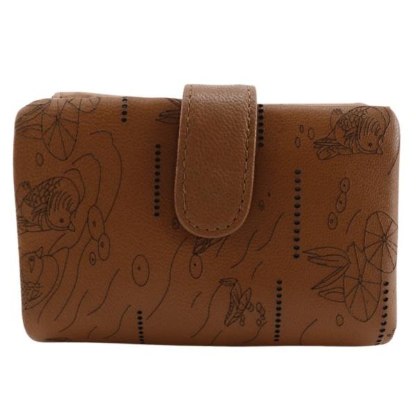 【管理番号】Y192724462【アイテム】二つ折り財布【ブランド】エンディミオン・スプリング（Endymion Spring）【モデル名】本革財布【ライン】カモ 水草 川【対象】ユニセックス【素材】レザー【カラー】茶色【サイズ】　 H約8...