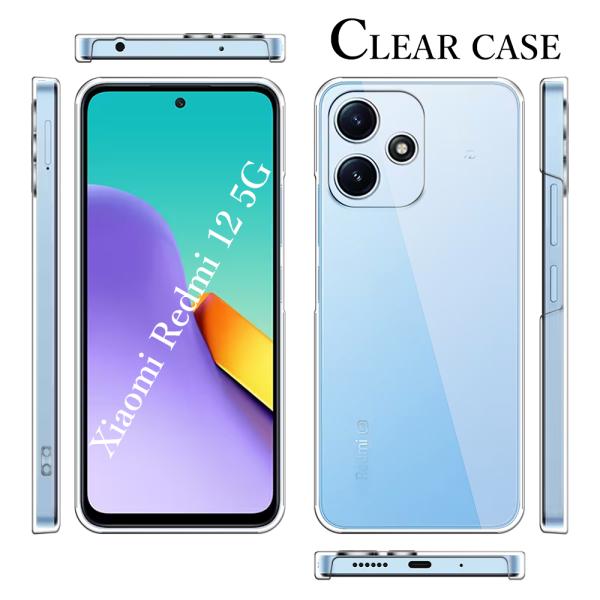 【対応機種】au UQ Xiaomi Redmi 12 5G XIG03 / SoftBank Redmi 12 5G A401XM【仕様】ハード クリア 透明 上下空き 軽量 約16g 薄型 黄ばみ防止 ワイヤレス充電対応【素材】ポリカー...