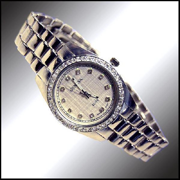 GENEVA ELITE 腕時計 ジルコニア カスタム ウォッチ シルバー メンズ 時計 ラグジュアリー スタイル ブランド ファッション セレブ ウォッチ メンズウォッチ セレカジ レディース アクセサリー パーティー カジュアル ジュエ...