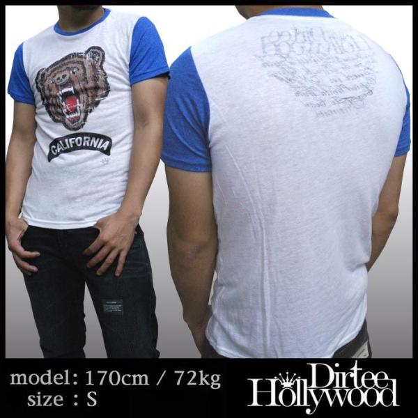 ダーティーハリウッド メンズ Tシャツ Dirtee Hollywood CALIFORNIA ブルー ダーティー ハリウッド LA セレブ ベッカム パリスヒルトン リンジーローハン 芸能人 女優 俳優 多数着用 Safari サファリ ...
