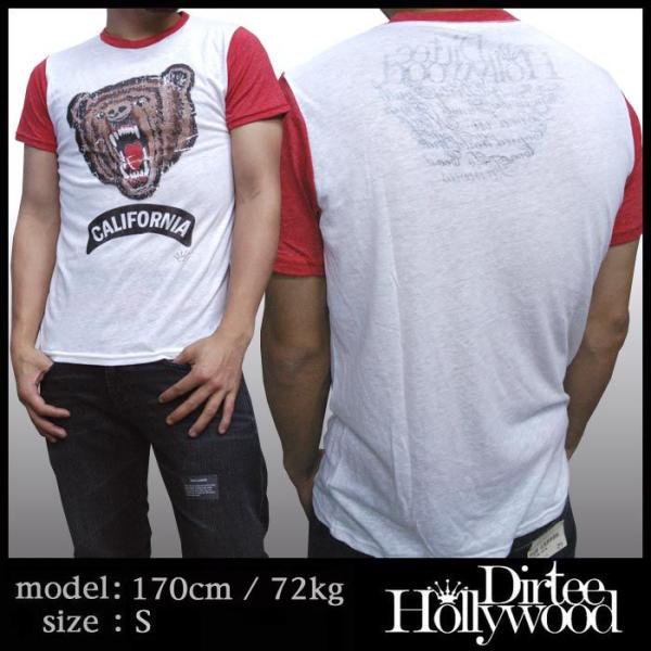 ダーティーハリウッド メンズ Tシャツ Dirtee Hollywood CALIFORNIA レッド ブラック ダーティー ハリウッド LA セレブ ベッカム パリスヒルトン リンジーローハン 芸能人 女優 俳優 多数着用 Safari ...