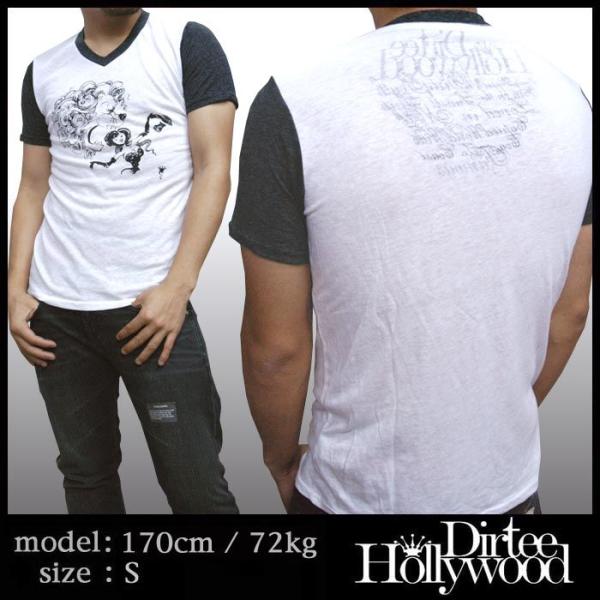 ダーティーハリウッド メンズ Tシャツ Vネック Dirtee Hollywood LION ブラック ダーティー ハリウッド LA セレブ ベッカム パリスヒルトン リンジーローハン 芸能人 女優 俳優 多数着用 Safari サファリ ...