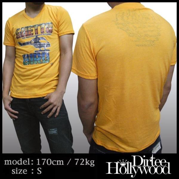 ダーティーハリウッド メンズ Tシャツ Dirtee Hollywood GHETTO BIRD イエロー ダーティー ハリウッド LA セレブ ベッカム パリスヒルトン リンジーローハン 芸能人 女優 俳優 多数着用 Safari サファ...