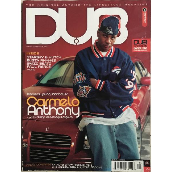 【ダブマガジン US版】 No.18 DUB Magazine USA Carmelo Anthony 輸入雑誌 自動車雑誌 カーメロ・アンソニー ライフスタイル ラグジュアリー カーマガジン カスタムカー ハリウッド セレブ スター 雑誌...