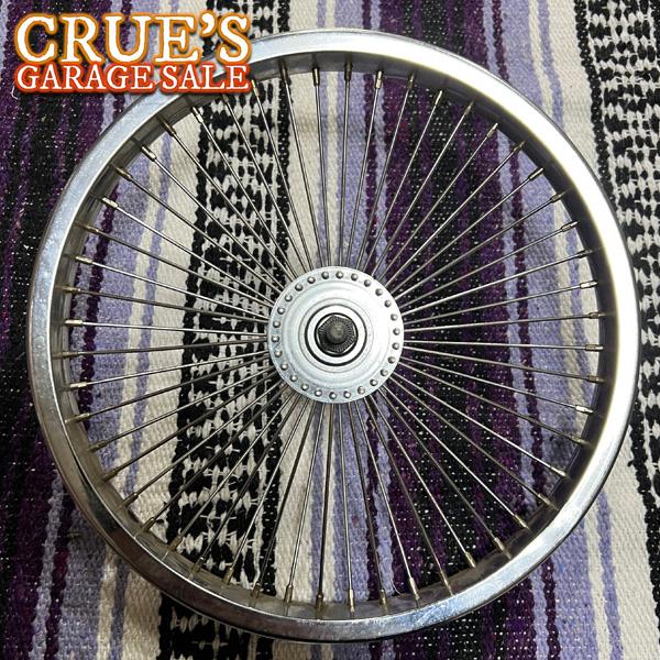 現品限り アウトレット LOWRIDER 16inch FRONT WHEEL 72 SPOKE CHROME ローライダー 16インチ 72スポーク フロント ホイール クローム 現品限り アウトレット LOWRIDER 16inch F...