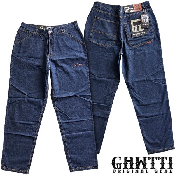 ガッティー メンズ デニム パンツ ネイビー #3043 GAWTTI ガウティ Boo Yaa T.R.I.B.E ブーヤー トライブ ストリート スタイル HIPHOP ウェアー ヒップホップ 西海岸 ファッション LA カジュアル ブ...