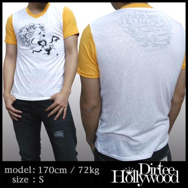 ダーティーハリウッド メンズ Tシャツ Dirtee Hollywood LION イエロー ダーティー ハリウッド LA セレブ ベッカム パリスヒルトン リンジーローハン 芸能人 女優 俳優 多数着用 Safari サファリ LEON ...
