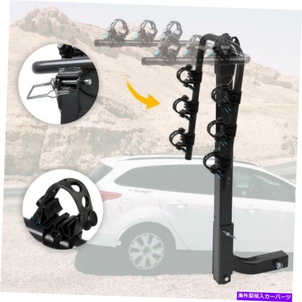 USサイクルキャリア スポーツ3バイクヒッチマウント折りたたみ自転車ラックダブルスイングダウンアームラックキャリア Sport 3 Bike Hitch Mount Folding Bike Rack Double Swing Down A...