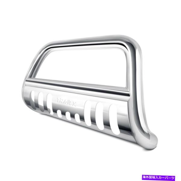Bull Bar トヨタタコマ05-15トレイルフックス3 "丸められた丸いブルバーw磨かれたスキッドプレート For Toyota Tacoma 05-15 TrailFX 3" Polished Round Bull Bar w Pol...