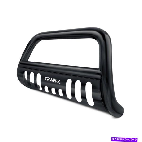 Bull Bar シボレーシルバラード3500クラシック07 3 "ブラックラウンドブルバーWブラックスキッドプレート For Chevy Silverado 3500 Classic 07 3" Black Round Bull Bar ...