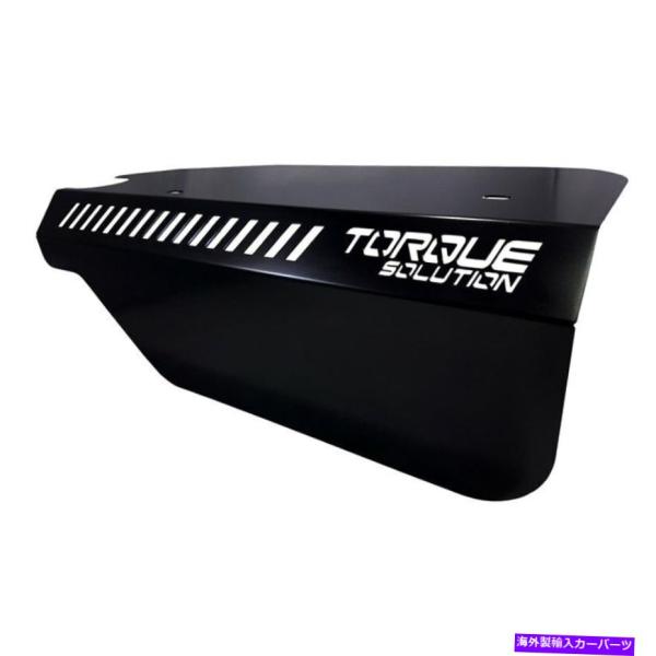 エンジンカバー スバルWRX 2015-2018トルクソリューションTS-SU-289BKエンジンプーリーカバー用 For Subaru WRX 2015-2018 Torque Solution TS-SU-289BK Engine Pu...