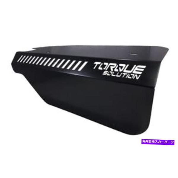 エンジンカバー トルクソリューションTS-SU-289BKエンジンプーリーカバー（黒）スバルWRX 2015+ Torque Solution TS-SU-289BK Engine Pulley Cover (Black) For Suba...