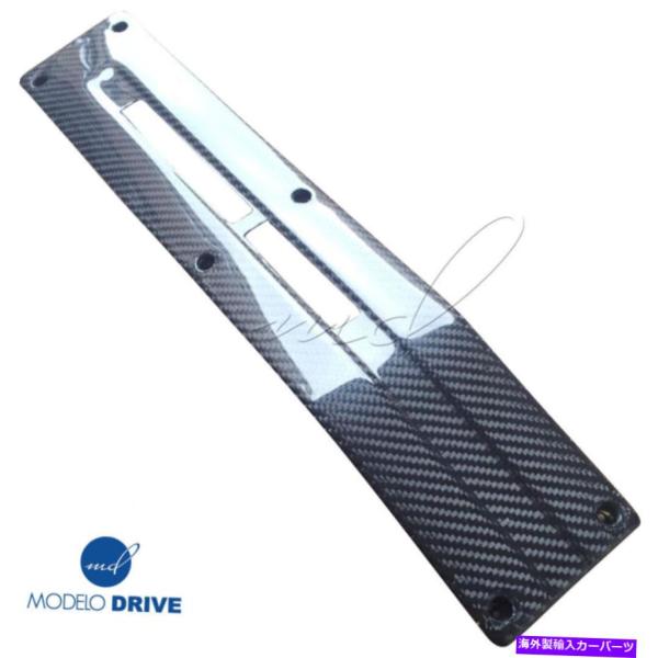 エンジンカバー モデルドライブカーボンファイバーベントSR20エンジンカバーS14日産240SX 95-9 ModeloDrive Carbon Fiber Vented SR20 Engine Cover S14 For Nissan 2...