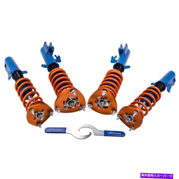 サスペンション トヨタカムリ12-17 adj。キャンバープレートとダンパー Racing Coilovers Lowering Kit for Toyota CAMRY 12-17 Adj. Camber Plate &amp; Damper