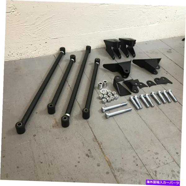 サスペンション 1971-1974三角測量4ボディ用リンクリアキットrt se proツーリングヘミーカー 1971 - 1974 Triangulated 4 Link Rear Kit for B body RT SE Pro Tour...