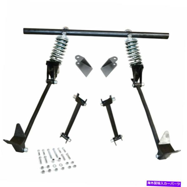 サスペンション 三角測量リア4リンクW/コイルオーバー34 1934モデル40カブリオレ部品の前面 Triangulated Rear 4-link w/ Coilovers 34 1934 Model 40 Cabriolet parts...