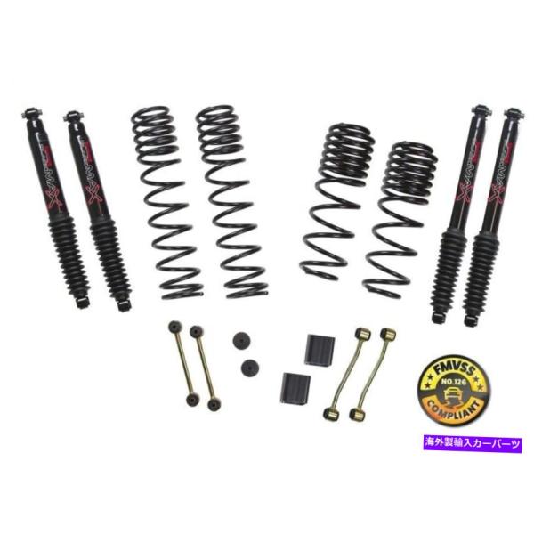 サスペンション Skyjacker Long Travel 2 Stage 2in-2.5in 2018 Jeep Wrangler JL 4のコイルシステム Skyjacker Long Travel 2 Stage 2in-2.5in ...