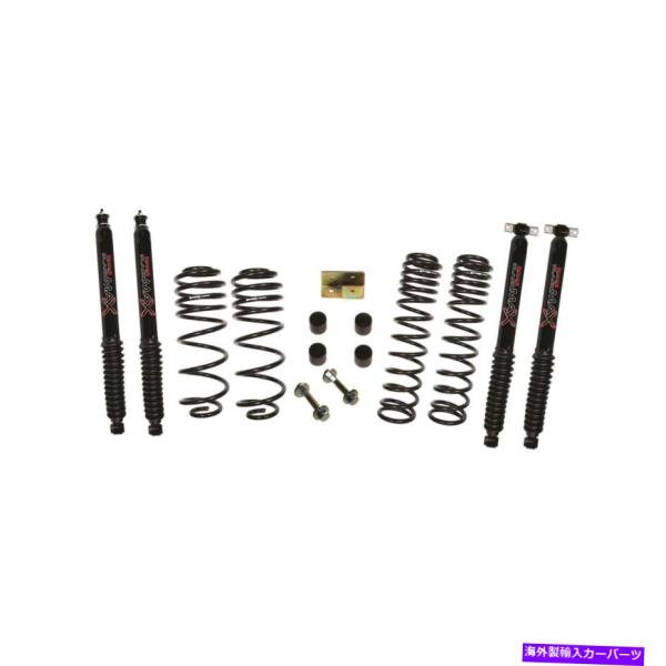 サスペンション SkyJacker TJ25BPBLTリフトキット1997-2006 Jeep TJのショックw/ショック Skyjacker TJ25BPBLT Lift Kit W/ Shocks For 1997-2006 Jeep TJ