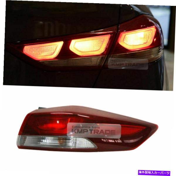 USテールライト OEM本物の部品リアテールライトランプRH外部AssyForhyundai 2017-18 Elnatra OEM Genuine Parts Rear Tail Light Lamp RH Outside Assyfor...