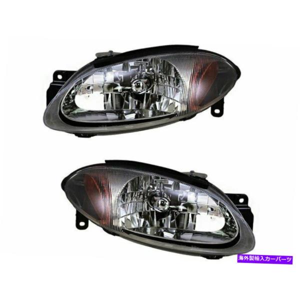 USヘッドライト 2000-2003フォードエスコートヘッドライトセット93264WC 2001 2002 ZX2クーペ For 2000-2003 Ford Escort Headlight Assembly Set 93264WC 20...