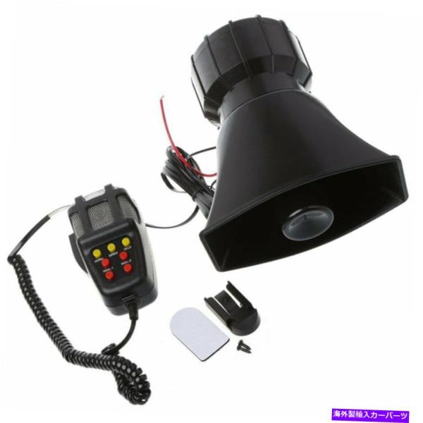 horns 100W 7トーンカーアラーム警察火災シレンホーンメガホンPAスピーカーMICシステムキット 100W 7 Tone Car Alarm Police Fire Siren Horn Megaphone PA Speaker M...