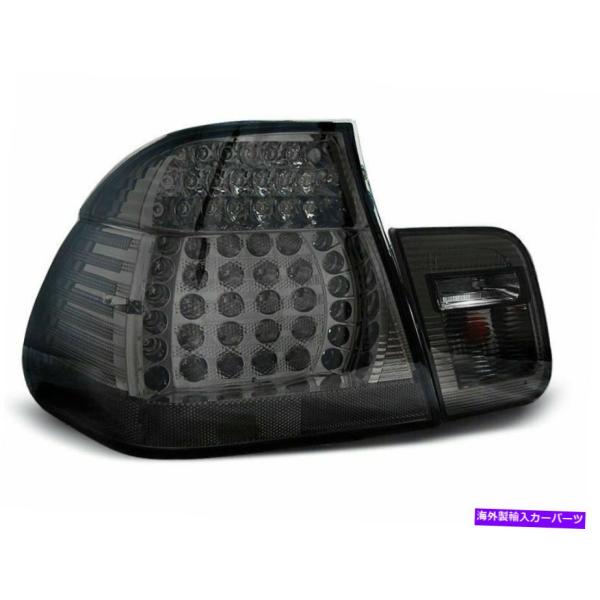 USテールライト BMW用バグリガー3-Serie E46 98-01セダンスモークLED Gratis forsendelse LDBMC5WM Baglygter for BMW 3-serie E46 98-01 Sedan Smok...
