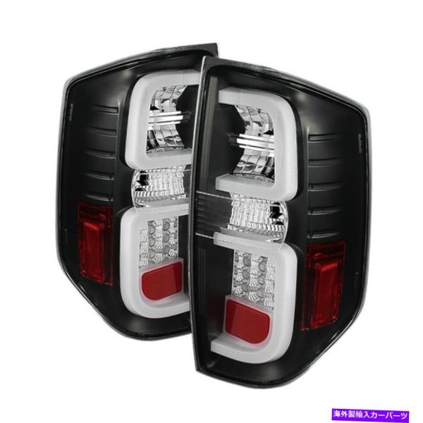 USテールライト トヨタのためのスパイダーのためのThundra 2014-2016ライトバーLEDテールライト黒ALT-YD-TT Spyder for Toyota for Tundra 2014-2016 Light Bar LED ...