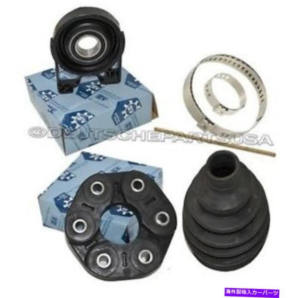 ドライブシャフト Cayenne Turbo DriveshaftセンターサポートベアリングフレックスディスクGUIBO + CVブーツセット6 CAYENNE TURBO DRIVESHAFT CENTER SUPPORT BEARING...