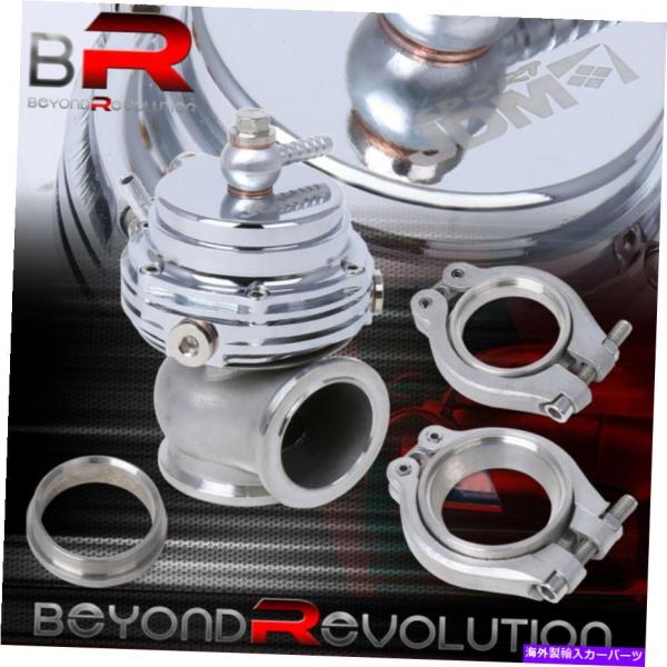 ターボチャージャー 38mmシルバーターボスーパーチャージャーマニホールドフランジミニ外力ウエストゲートVバンド 38mm Silver Turbo Super Charger Manifold Flanges Mini External ...