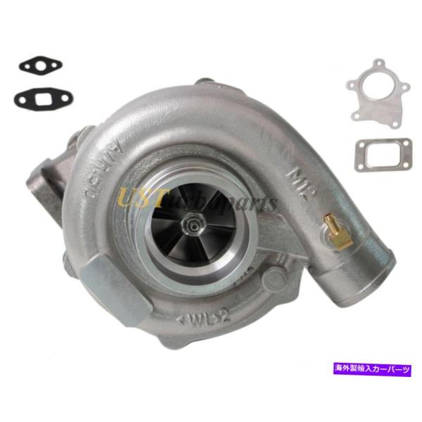 ターボチャージャー T04E T3 / T4.63 A / Rターボターボチャージャーコンプレッサー400 + HPブーストステージIIIオイル T04E T3/T4 .63 A/R Turbo Turbocharger Compresse...