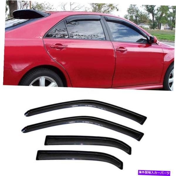 window visor ゼファー/ MKZ /フュージョン/ミラノSun / Rain Guard Vitorのための4ピースの煙ウィンドウのバイザー 4pcs Smoke Window Visors For Zephyr/MKZ/Fus...