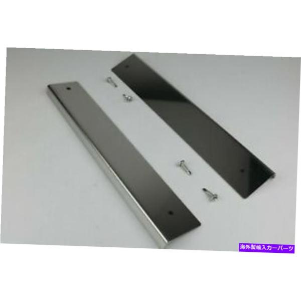 内装パーツ ShineyステンレススチールAピラーポストドアエントリートリムディフェンダー1983年から2016年 Shiney Stainless Steel A pillar Post Door Entry Trims Defender...