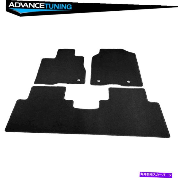 Floor Mat 13-17 Acura RDXメンズロイアットドラックファイロンザイロン3個撮影 - オリジナルのタイトルを表示する 13-17 Acura RDX セダンカーフロアマットカーペットブラックナイロン 3個適合- show...
