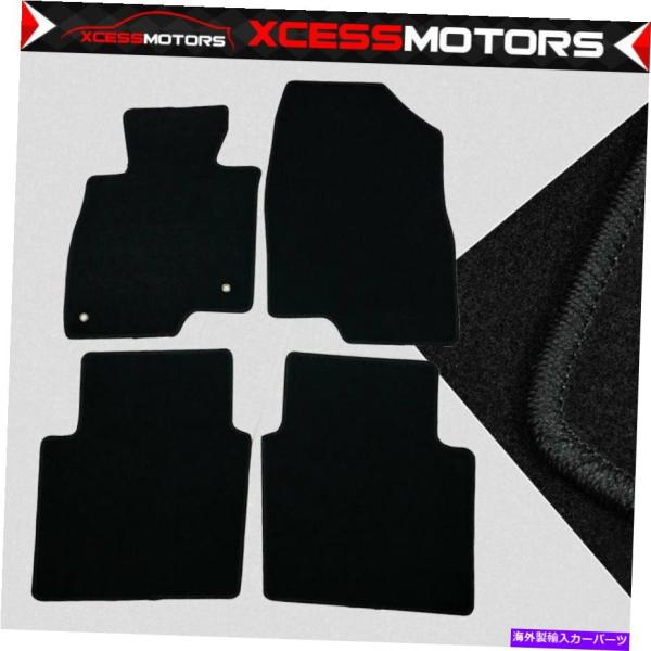 Floor Mat  13-17 マツダ 6 ブラックナイロンフロアマットカーペットドライバー ＆ パッセンジャーサイド適合- show original title