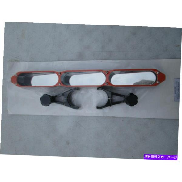 rear view mirror Modquad 3フルリアオーラーラルカルス2インチ#CA - Mir-Bez - またはCan-am? - オリジナルのタイトルを表示 Modquad 3 パネルリアビューミラー ベゼルオレンジ 2インチ...