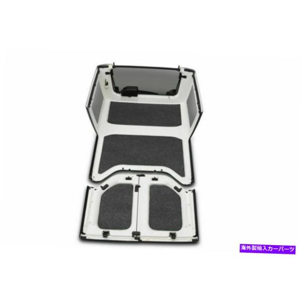 内装パーツ 11-18ジープ・ラングラーJK 4 =アジューム・ドッ・ラグ・リビングライダー-HLJK 114DRK-オリジナルのタイトルを表示 11-18 Jeep Wrangler JK 4 ドア用ベッドラグヘッドライナー-HLJK 1...