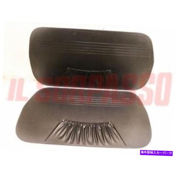 内装パーツ ドアパネル昇風フロントブラックフィアット600 - 750オリジナル Door Panels Upwind Front Black Fiat 600 - 750 Original