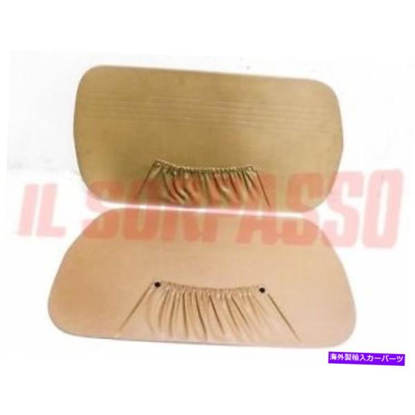 内装パーツ ドアパネル昇風フロントベージュフィアット600 - 750オリジナル Door Panels Upwind Front Beige Fiat 600 - 750 Original