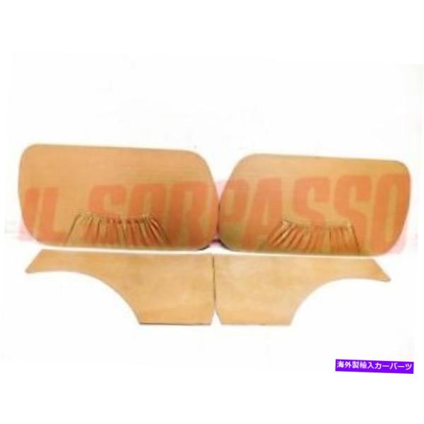 内装パーツ ドアパネル昇風フロント+リアベージュフィアット600 - 750オリジナル Door Panels Upwind Front+Rear Beige Fiat 600 - 750 Original
