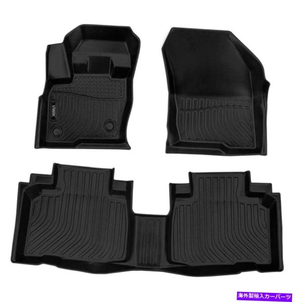 Floor Mat  For 2015-2021 Ford Edge TPE Floor Mats Liners All Weather TPE VIWIK