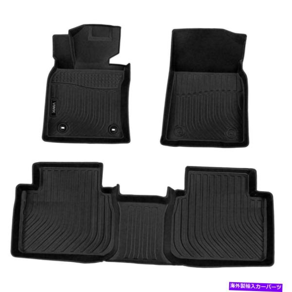 Floor Mat 2018年2019年2019年2019年2019年2021年トヨタカムリライナーすべての天気ブラックViwik Floor Mats For 2018 2019 2020 2021 Toyota Camry Liners...