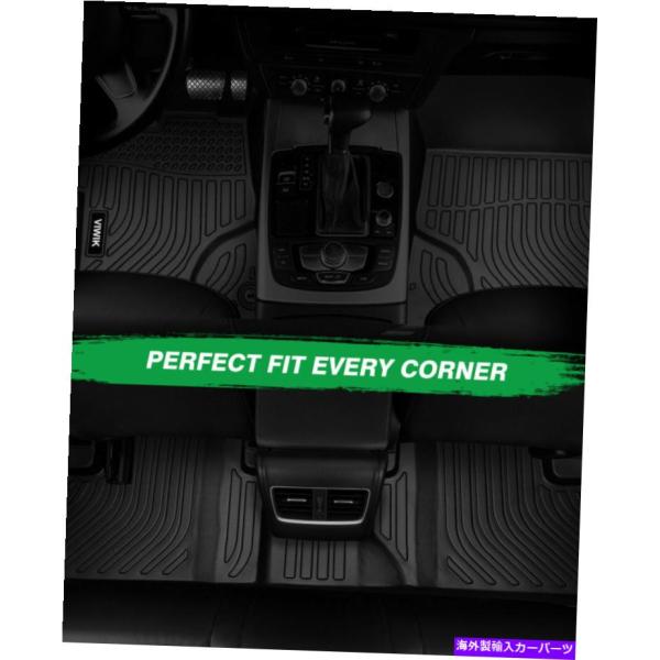 Floor Mat トヨタカローラすべての天気カスタムカスタム2014-2019 Vimik New 3Pcs Floor Mats Black For Toyota Corolla All Weather Custom 2014-2019...