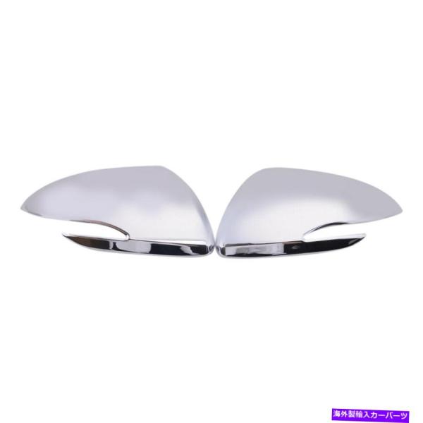 rear view mirror Hyundai Elantra 17-19のための新しいChrome Rewiewミラーカバーカップトリムフィット New Chrome Rearview Mirror Cover Cup Trim Fit...