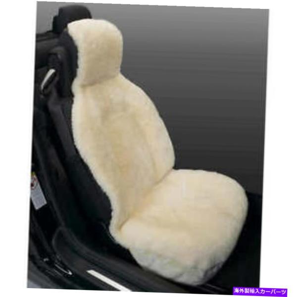 シートカバー クリームサイドレスシープスキンシートカバー超高密度100％オーストラリアメリノ Cream Sideless Sheepskin Seat Cover Super Dense 100% Genuine Australian M...