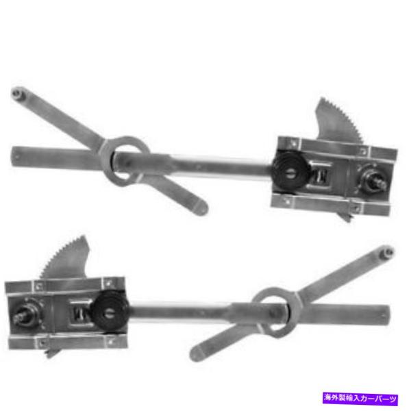 ウィンドウモーター 1964 1965 1966シボレーピックアップPU C / Kトラックウィンドウレギュレータペア左右 1964 1965 1966 Chevy Pickup PU C/K Truck Window Regulator ...