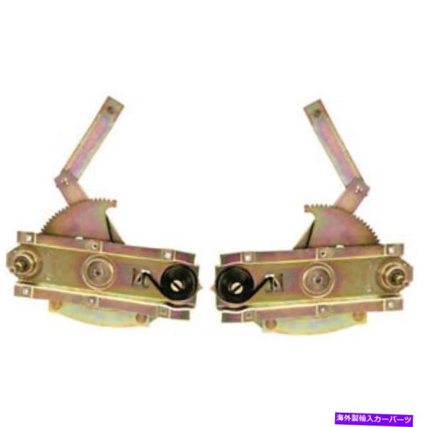 ウィンドウモーター 1965年?1967マスタングクォーンクォーターウィンドウレギュレータペア右＆左側2ピースDII 1965~1967 Mustang Quarter Window Regulator Pair Right &amp; L...