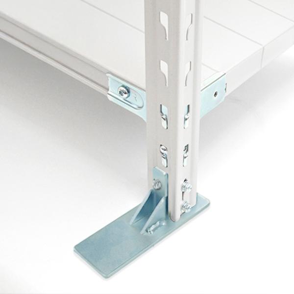 【SOシリーズ用（耐荷重150kg/段）】[　仕 様　]付属品: 転倒防止ベース2個、専用ビス*2026年3月商品リニューアル※使用時の注意本体部材組立前に支柱へ取付ください。最下段は通常より1段上げる必要があります。※購入時の注意当商品は...