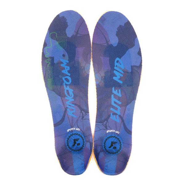 FP INSOLES の新たなテクノロジーの SPORTS GEL モデル。踵と前足部に埋め込まれた SPORTS GEL が極端に暑い、または寒い等あらゆる状況下でも最大限の衝撃吸収性を発揮。かかとのずれを防ぐウイングが付いており、かかと...