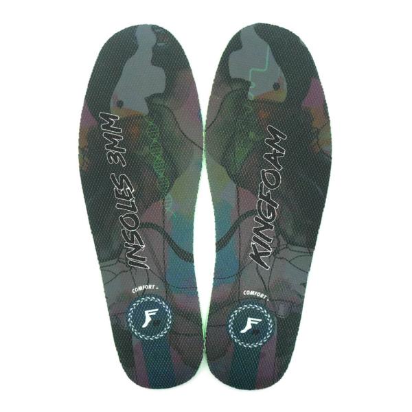 【FOOTPRINT / INSOLE / KINGFOAM FLAT CUT】スケボー・スケートボードのインソールブランド、FOOTPRINT（フットプリント）。KINGFOAM INSOLE はクッション性はもちろん度重なる衝撃によって...