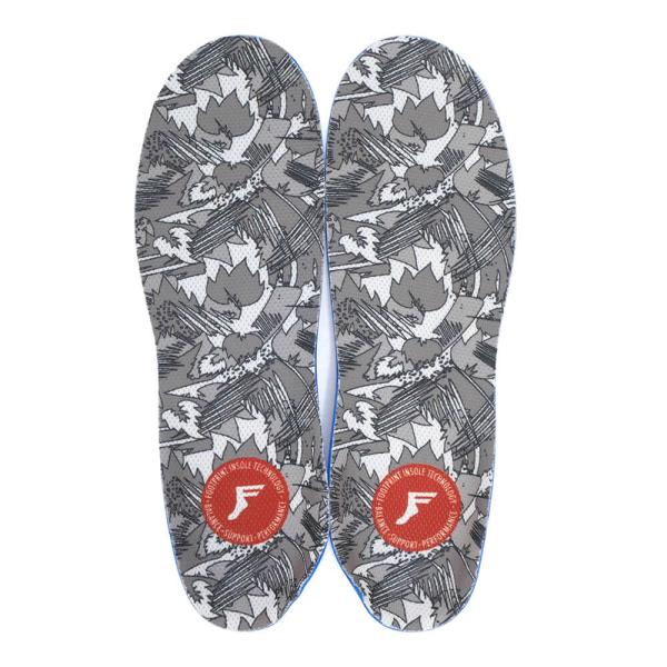 【FOOTPRINT / KINGFOAM ORTHOTICS ELITE PRO FLUID X】最先端テクノロジーを使用した FLUID X を搭載し、衝撃吸収だけでなく足の輪郭に動的に適応（フィット）するよう設計されたインソールです。...